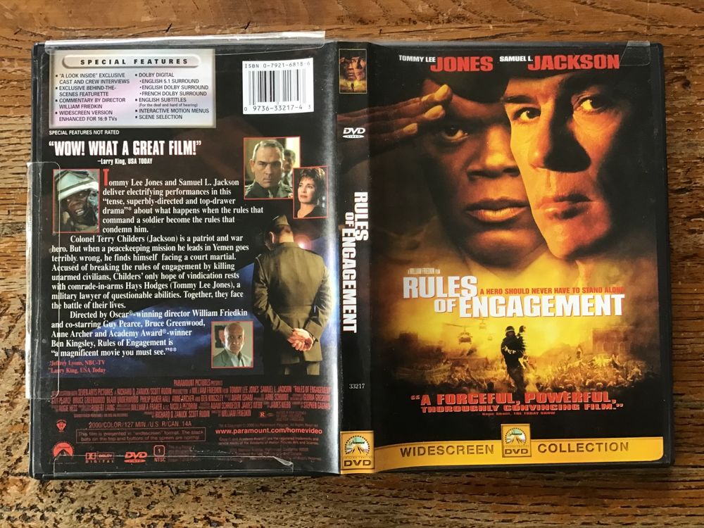 DVD « Rules of Engagement » T Lee Jones/Samuel L Jackson (Gebraucht) in ...
