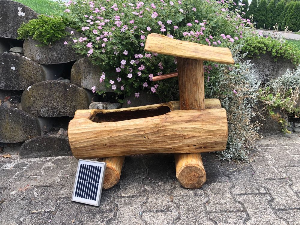 Holzbrunnen Solar Brunnen Gartenbrunnen (Neu (gemäss Beschreibung)) in Tägerwilen für CHF 340 ...