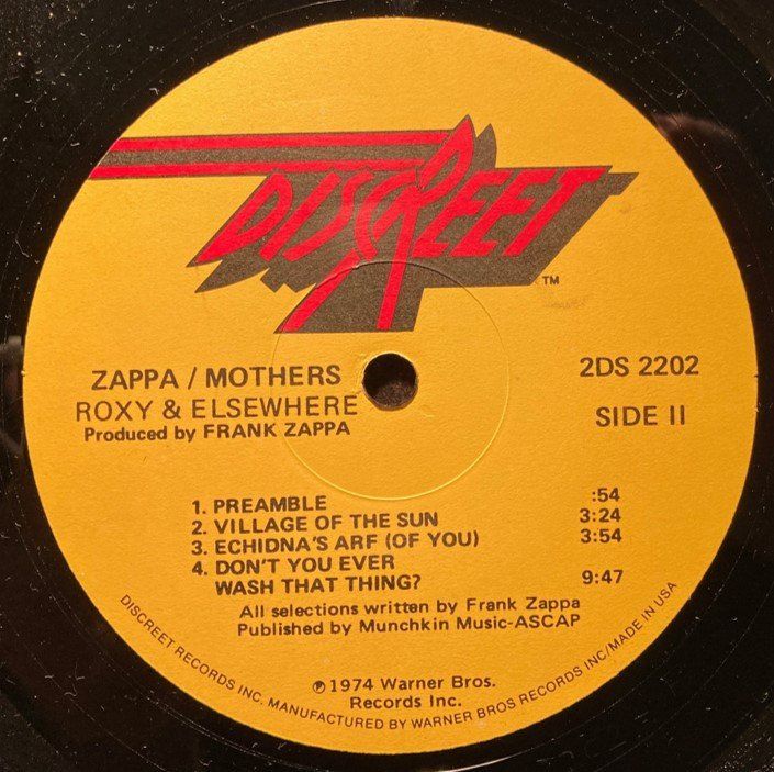 Frank Zappa - Roxy & Elsewhere - Vinyl DLP | Kaufen auf Ricardo