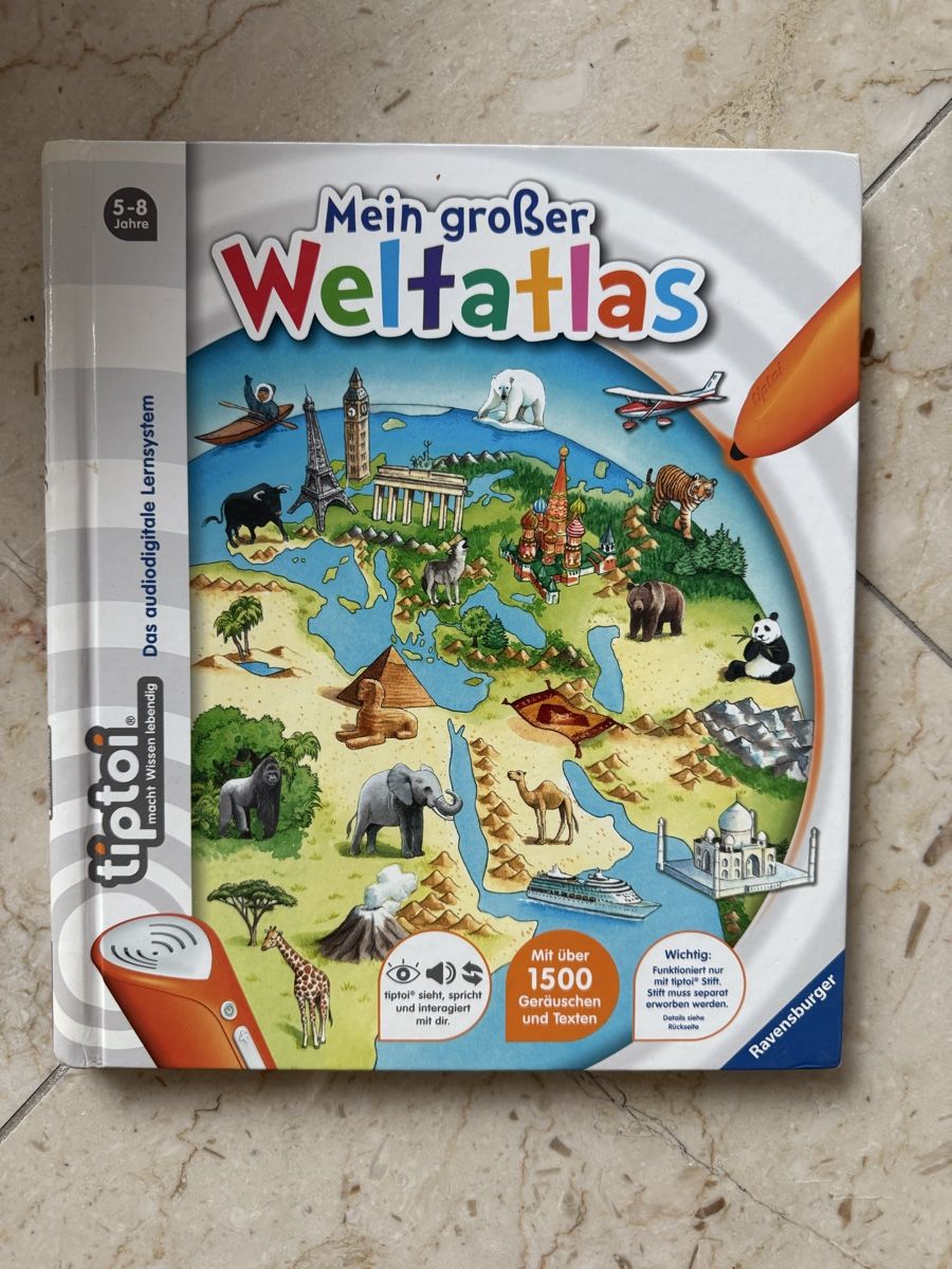 Tiptoi Mein grosser Weltatlas, Ravensburger, Top Zustand! (Gebraucht ...