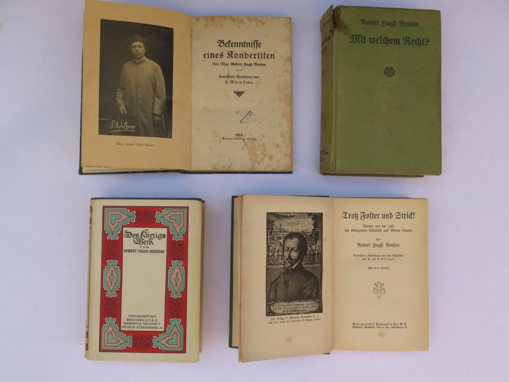 Robert Hugh Benson - 4 Bücher - Romane - 1904 - 1914 (Gebraucht) in Zwingen für CHF 20 – mit ...