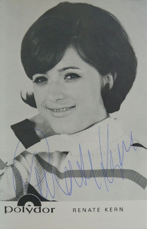 Renate Kern (1945-1991) Sängerin - signiertes Foto (Gebraucht) in ...