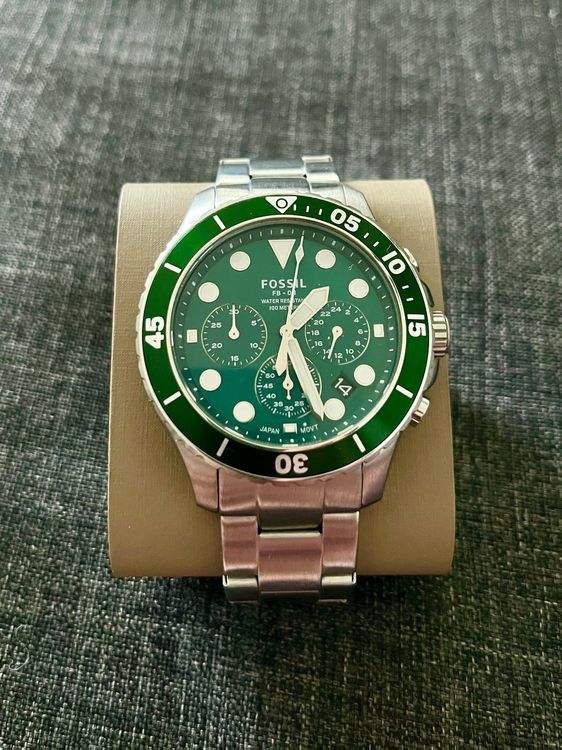 Fossil FB-03 grüne Armbanduhr (Gebraucht) in Anglikon für CHF 55 – mit ...