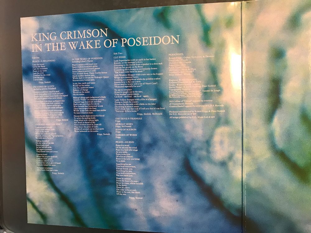 Lp - King Crimson- In the Wake of Poseidon- EU 86 Gatefold (Gebraucht) in Berlingen für CHF 12 ...