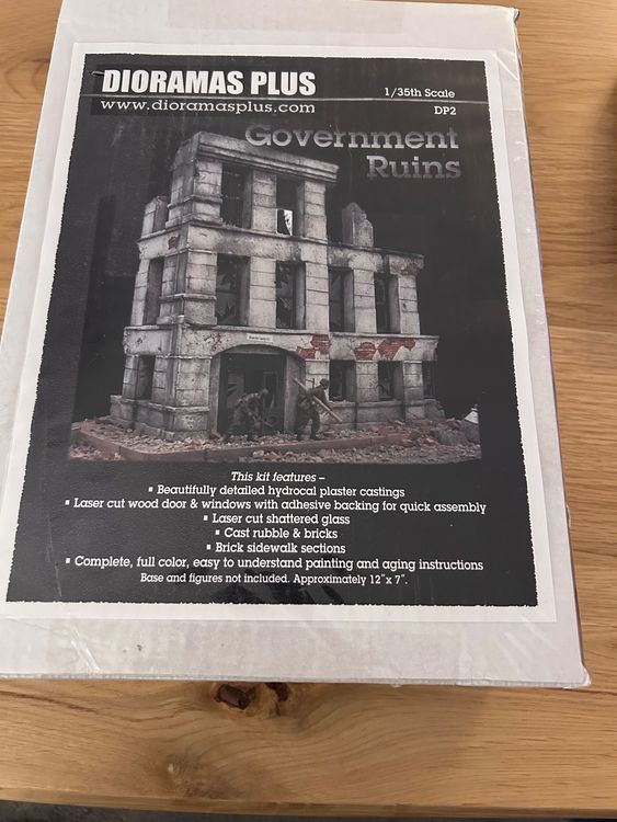 Diorama Plus Ruinen, Covernment Ruins 1/35 (Neu und originalverpackt ...