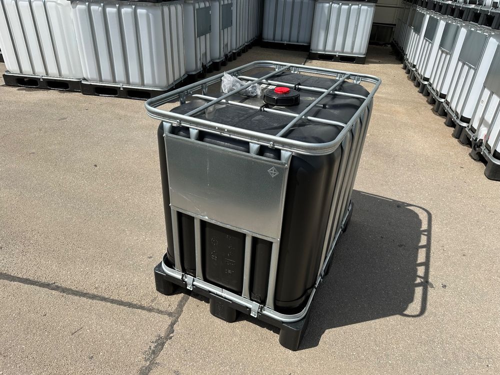 IBC Wassertank 600Liter schwarz neu (Neu und originalverpackt) in ...