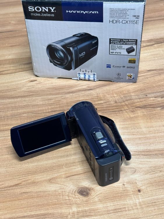 Neuwertiger Sony Handycam HDR-CX115E HD (Neu (gemäss Beschreibung)) in ...