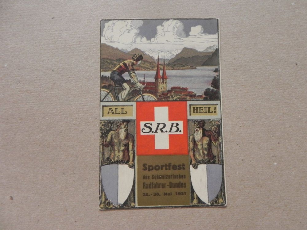 Karte S.R.B. Rad Velo Fest Luzern 1921 (Gebraucht) in Siebnen für CHF 23 – mit Lieferung auf ...