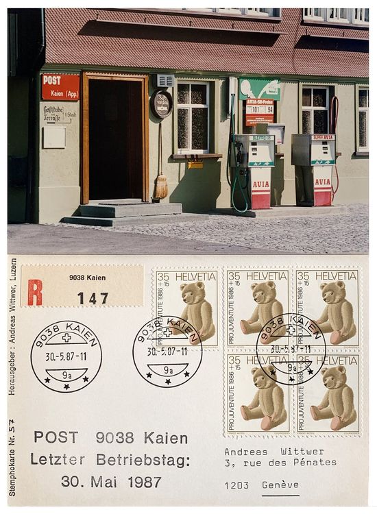 Kaien Rehetobel Heiden Wald AR Ansichtskarte Letzttag Post | Kaufen auf Ricardo