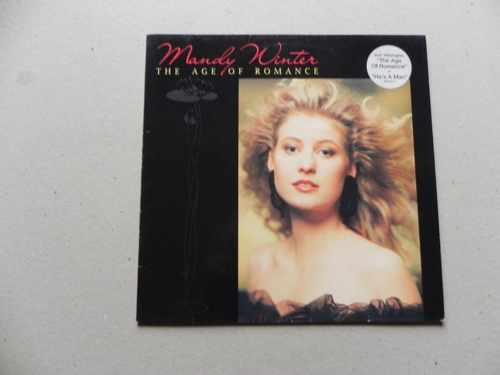 LP DE Pop Sängerin Mandy Winter 1988 Hit The Age of Romance (Gebraucht ...