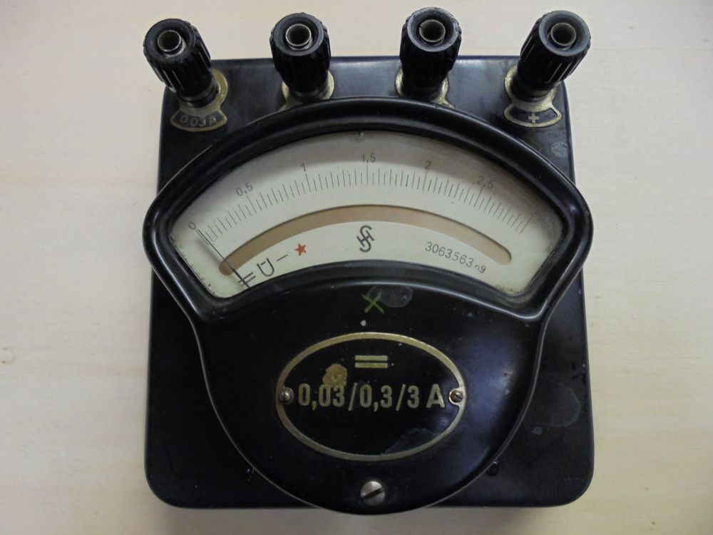Antikes Messgerät, Ampere - Messgerät, Siemens Albis (Gebraucht) in ...