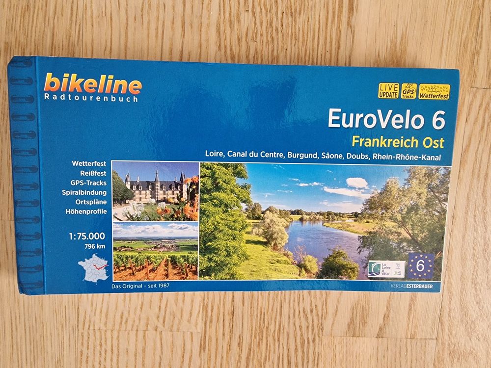 bikeline Radtourenbuch EuroVelo 6 Frankreich Ost | Kaufen auf Ricardo