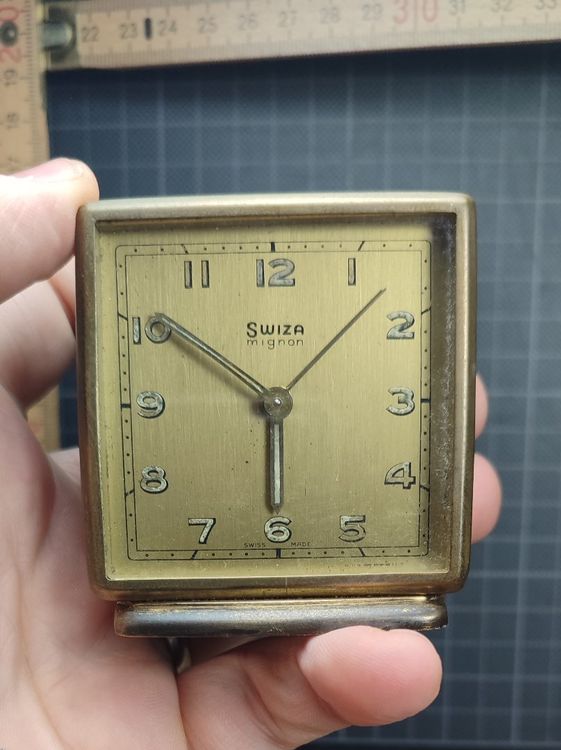 Wunderschöner alter Wecker Nr101 SWIZA MIGNON SWISS MADE (Gebraucht) in ...