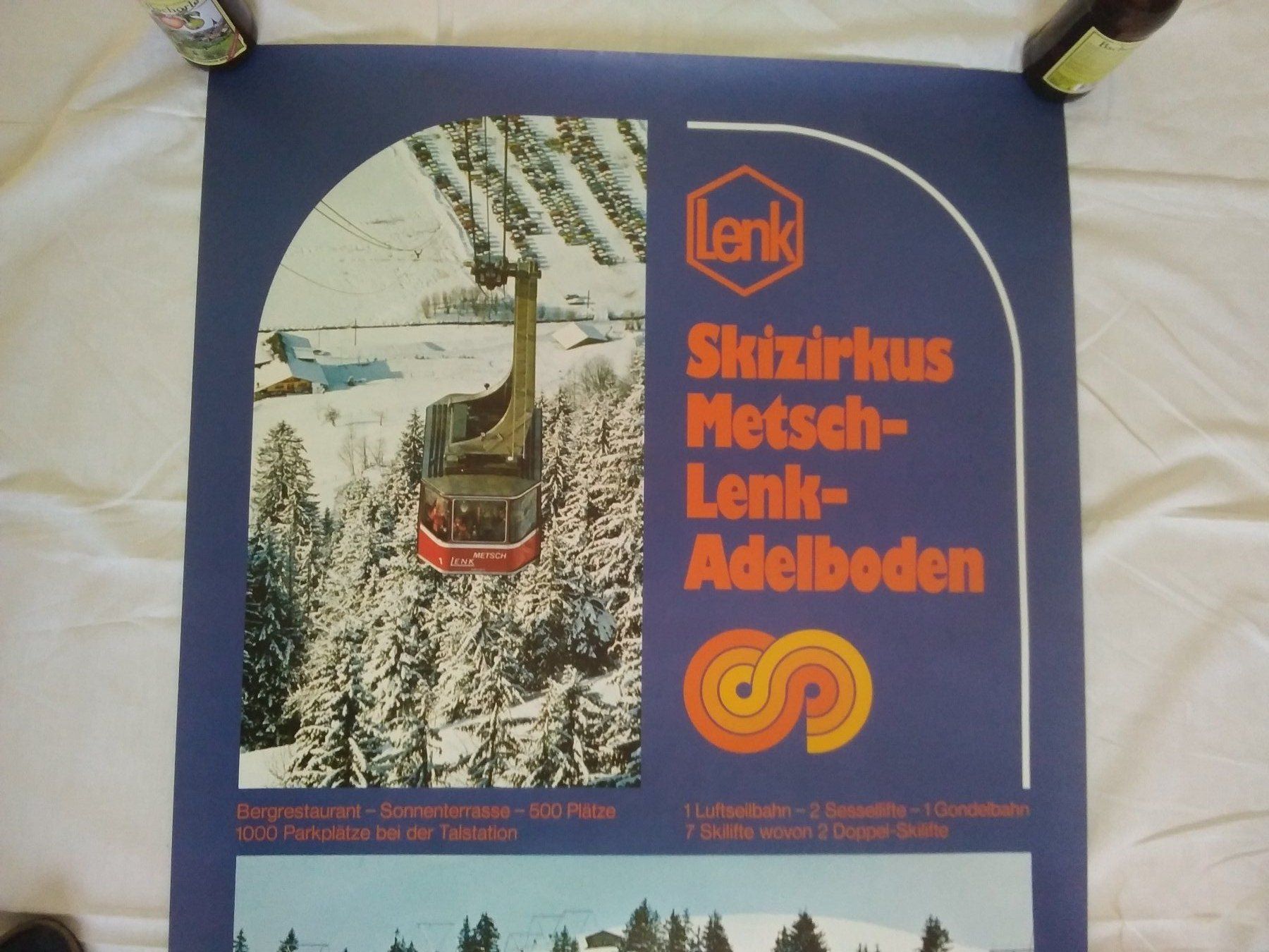 Originalplakat SKIZIRKUS METSCH LENK ADELBODEN (Gebraucht) in Appenzell ...