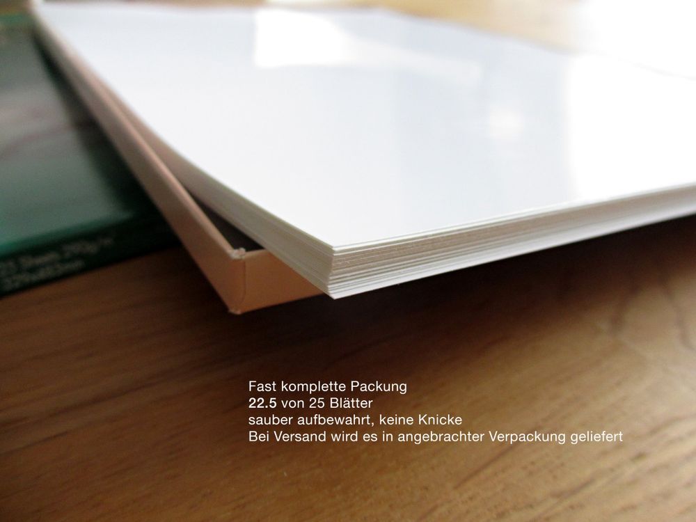Ilford Galerie Smooth gloss paper 290g Fotopapier Format A3+ (Neu ...