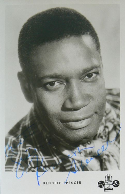 Kenneth Spencer (1911-1964) Sänger - sign. Foto (Gebraucht) in Dietikon für CHF 10 – mit ...