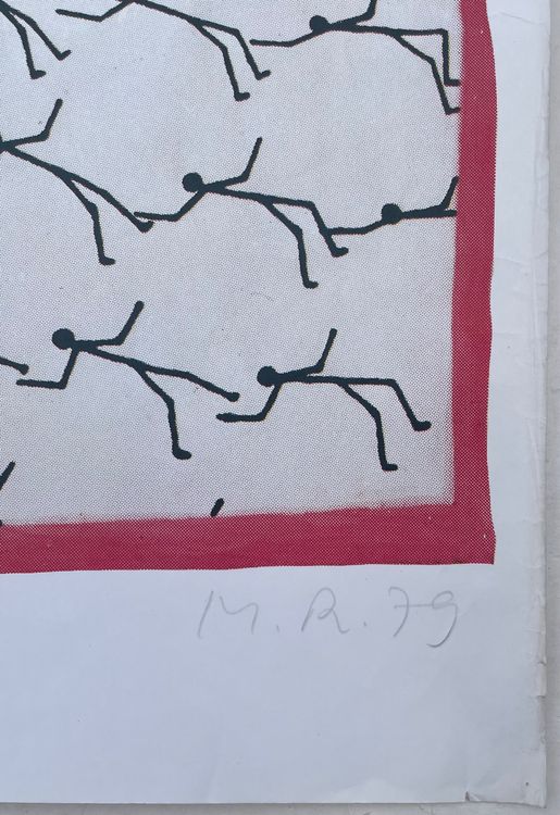 Markus Raetz (1941-2020) grosse Serigraphie Handsigniert (Gebraucht) in ...