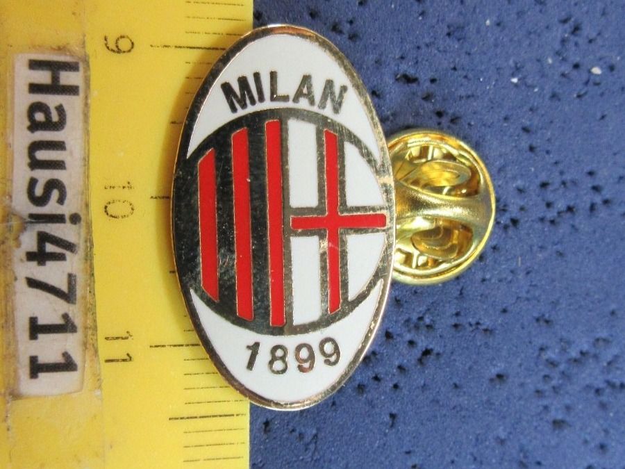 PIN FUSSBAL ACM MILAN ITALIA SCHMUCK-PIN GOLDIG ENAMEL (Gebraucht) in ...