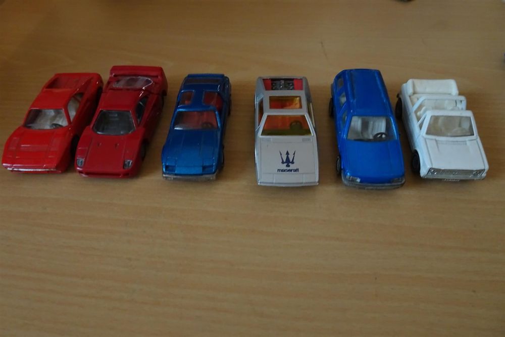 Siku Set 6 Autos, Maserati, VW, Ferrari | Kaufen auf Ricardo