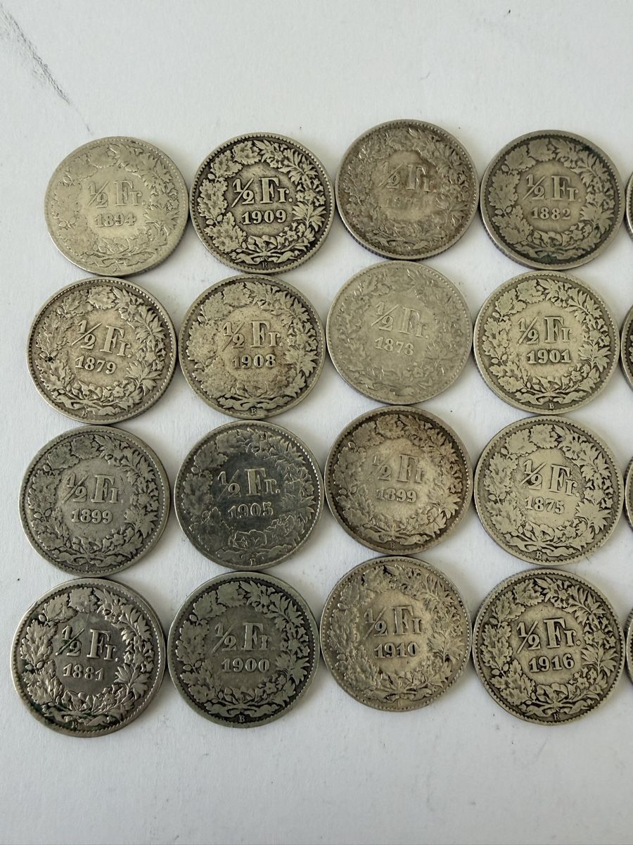 28 Stk 50 Rp über 100 Jahre Alt (47) (D'occasion) à Ballwil pour CHF 2 ...