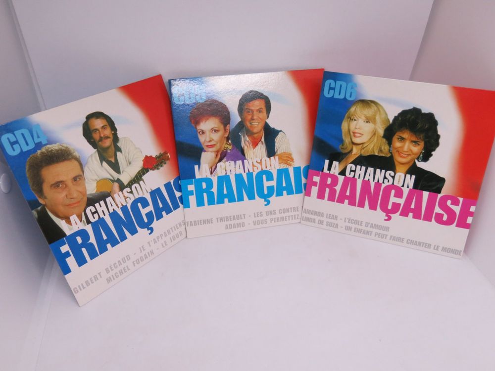 8 CD Box La Chanson Française Celine Dion Amanda Lear Adamo (D'occasion ...
