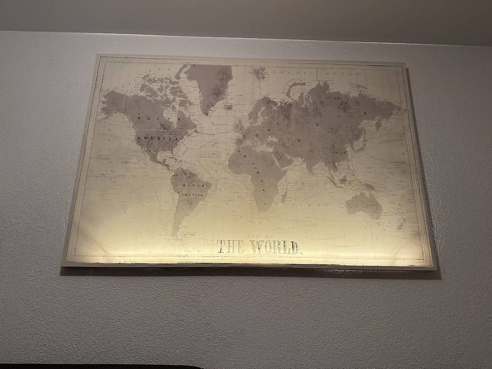 Grosses Bild Weltkarte Vintage | Kaufen auf Ricardo