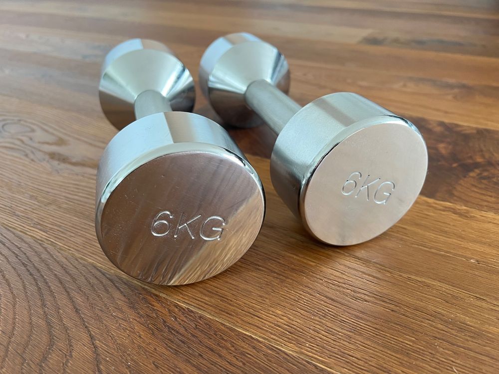 Chromhantel 6kg (2 Stk.) | Kaufen auf Ricardo