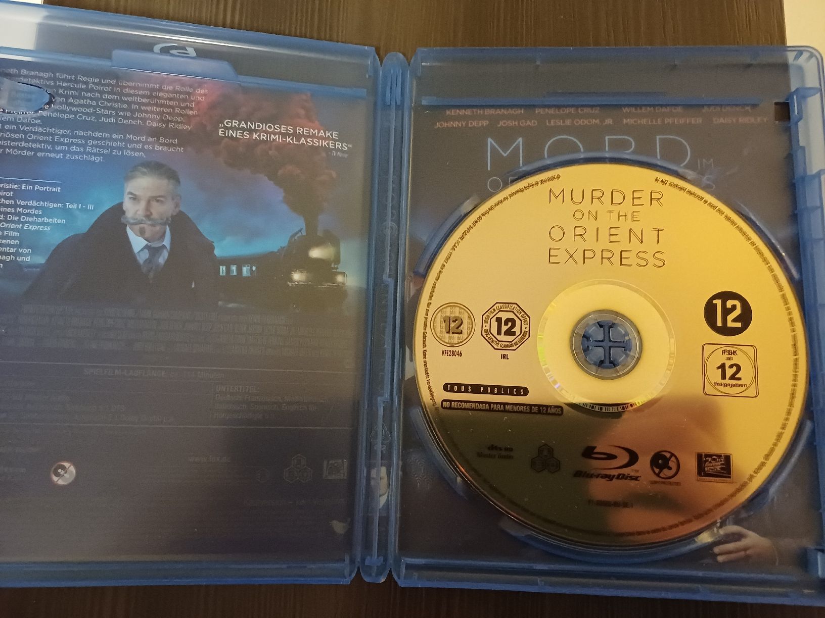 "Mord im Orient Express" auf Blu-Ray /Top Zustand (Neu (gemäss ...