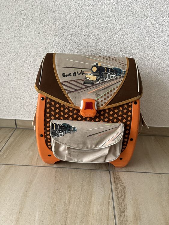 Schulranzen Orange Brau (Gebraucht) in Glattbrugg für CHF 1 – mit Lieferung auf Ricardo kaufen