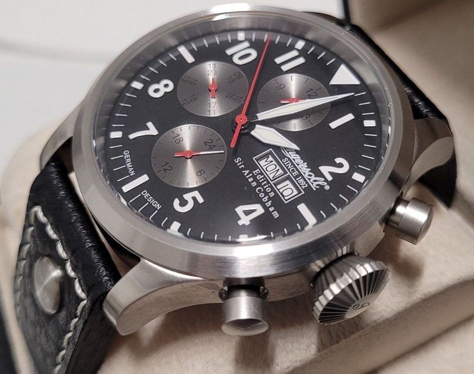 Ingersoll-Pilot Sir Alan Cobham Automat limitierter Edition (Neu ...