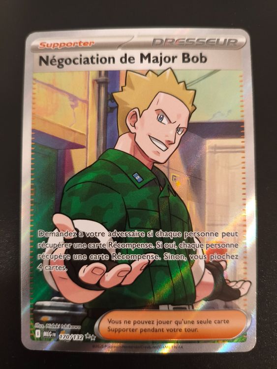 Pokémon Méga Evolution: Négociation de Major Bob 170/132 FR (D'occasion ...