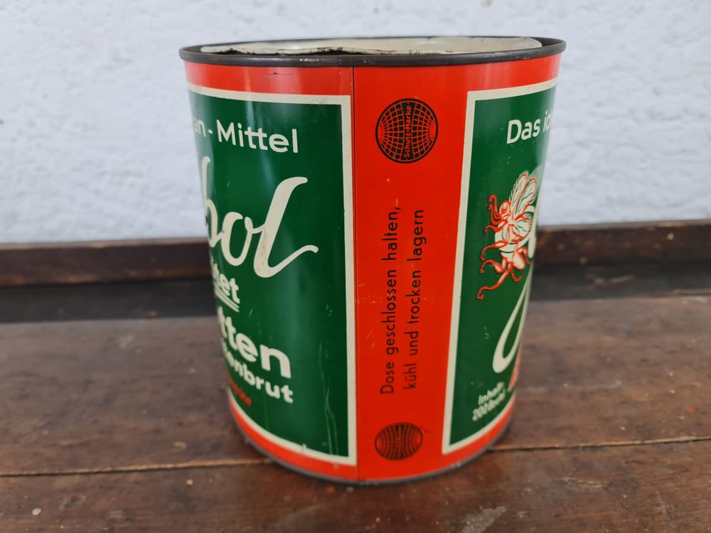Antike Große Blechdose Dose Globol tötet Motten (Gebraucht) in Obfelden ...