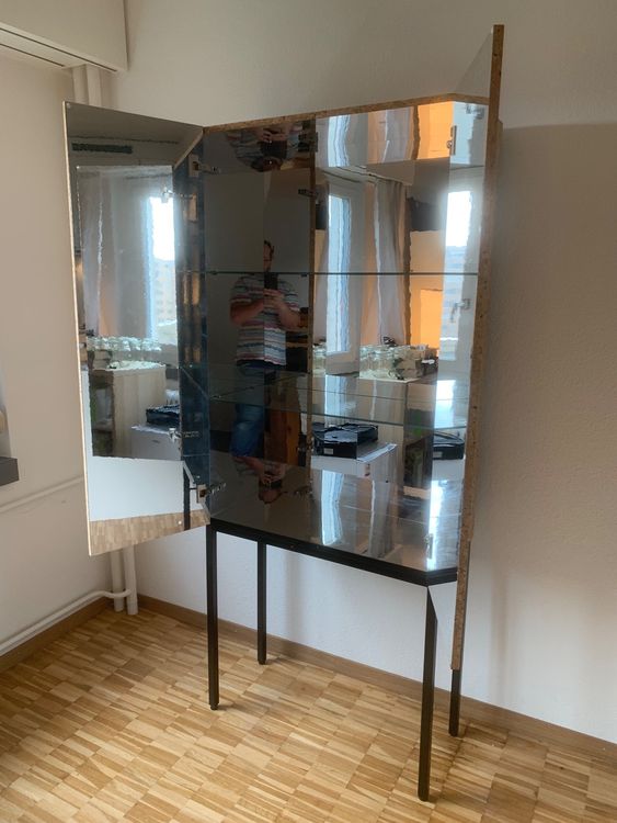 IKEA XXX Schrank mit Spiegel innen und Kork-Effekt Türen | Kaufen auf ...