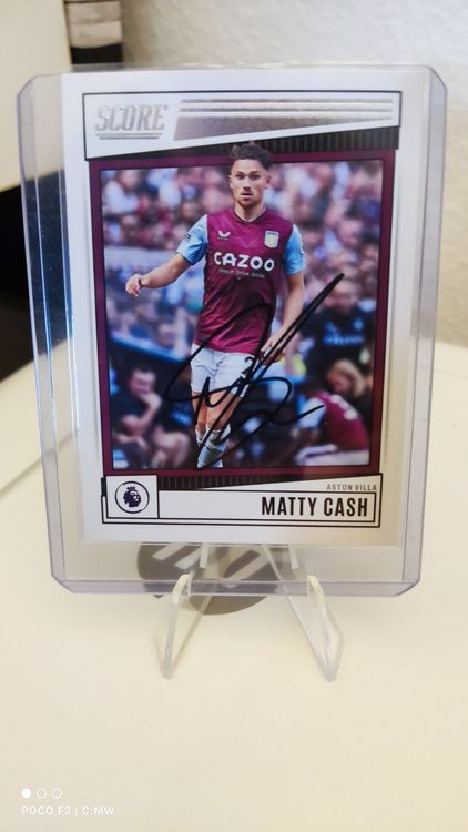 Panini Score Matty Cash mit on Board Autogramm (Gebraucht) in St ...