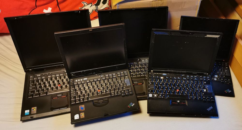 IBM Lenovo ThinkPad Set 5 Notebook, X60T, R50p, R40, X200 | Kaufen auf ...