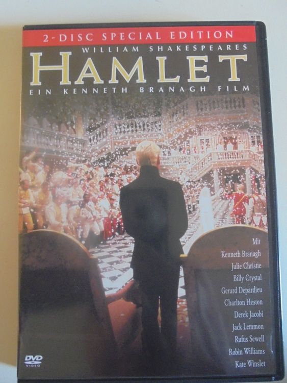 " Hamlet " mit Kenneth Branagh, Julie Christie, usw 2 DVD (Gebraucht ...