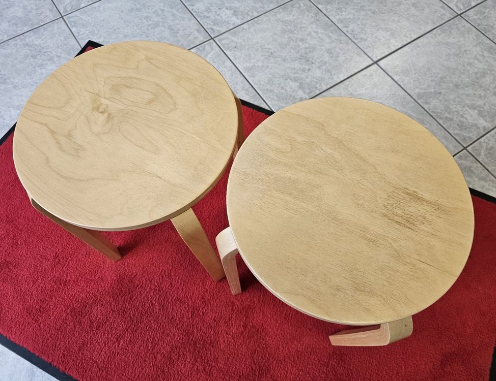 2 IKEA Frosta Stool Hocker, Stapelhocker Design Alvar Aalto (Gebraucht) in Nottwil für CHF 93 ...