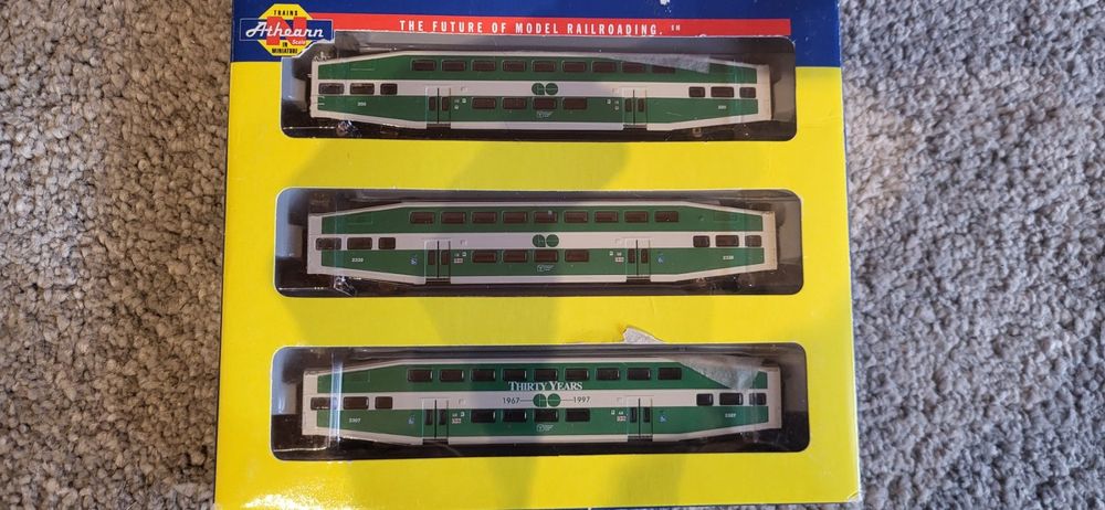 3x Athearn Go Transit Kanada Wagen Spur N (Neu (gemäss Beschreibung ...