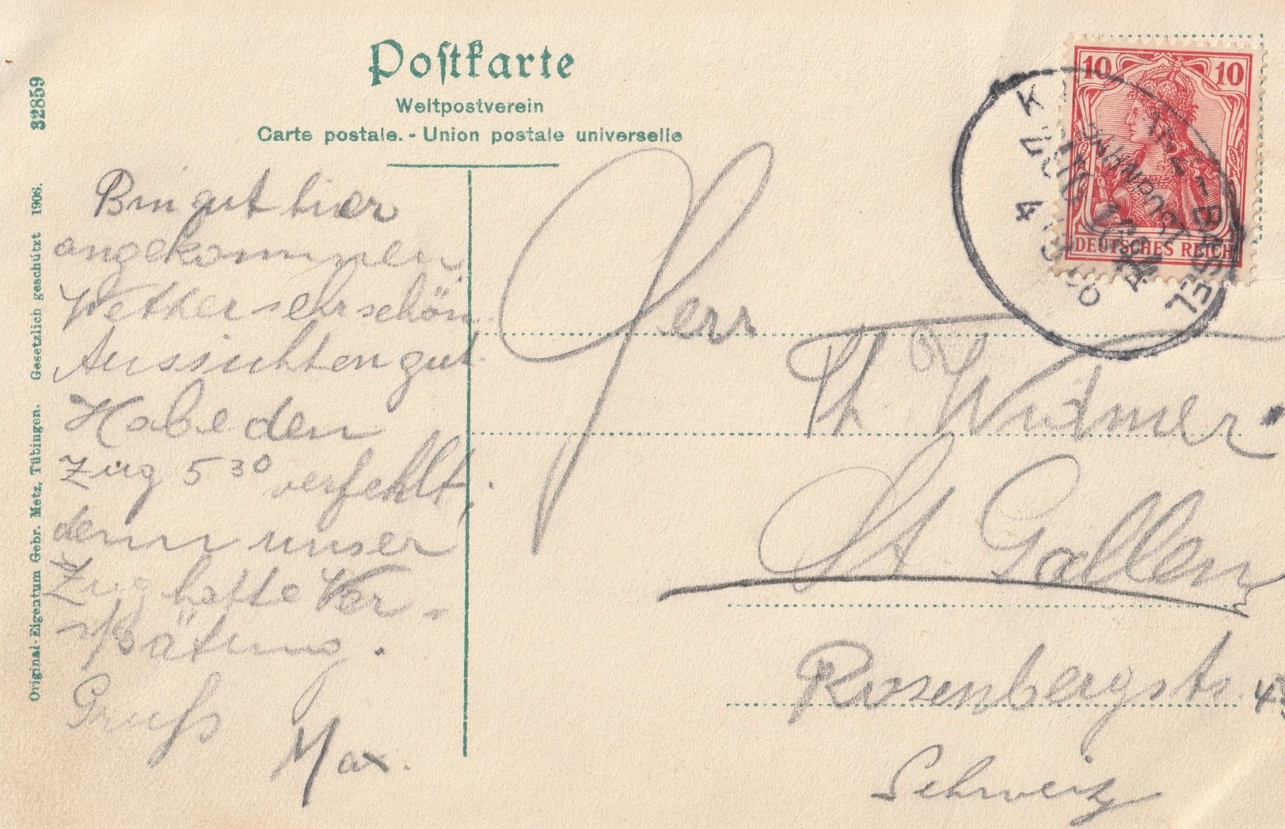 Radolfzell am Bodensee Dampfschiff AK 1910 gelaufen (Gebraucht) in ...