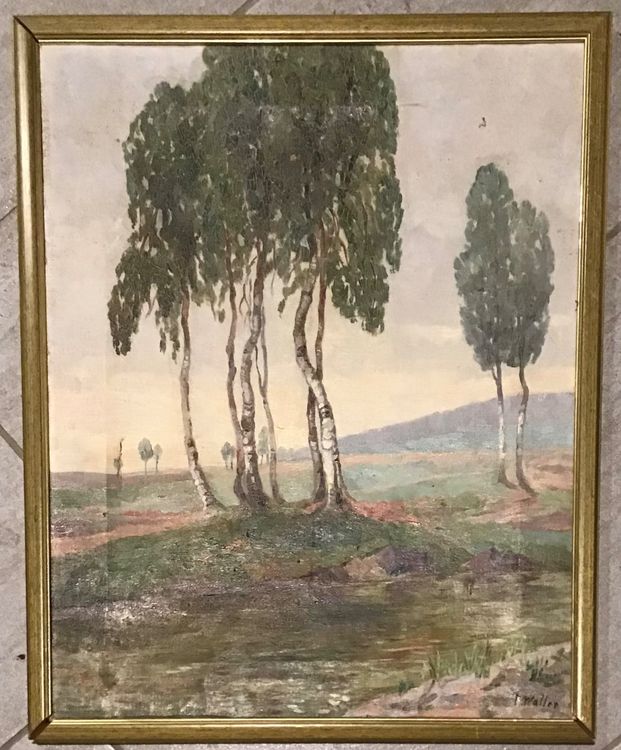 Frank WALLER (1842-1923) Landschaft Gemälde (Gebraucht) in Root für CHF 20 – mit Lieferung auf ...