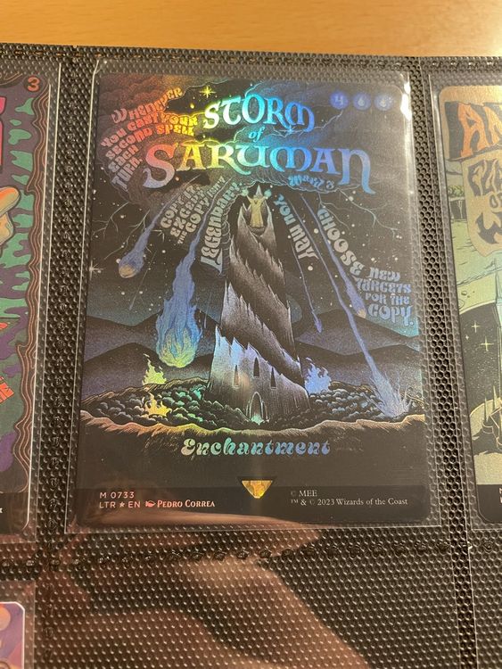 MTG Storm of Saruman Poster Foil Lotr (Neu (gemäss Beschreibung)) in ...
