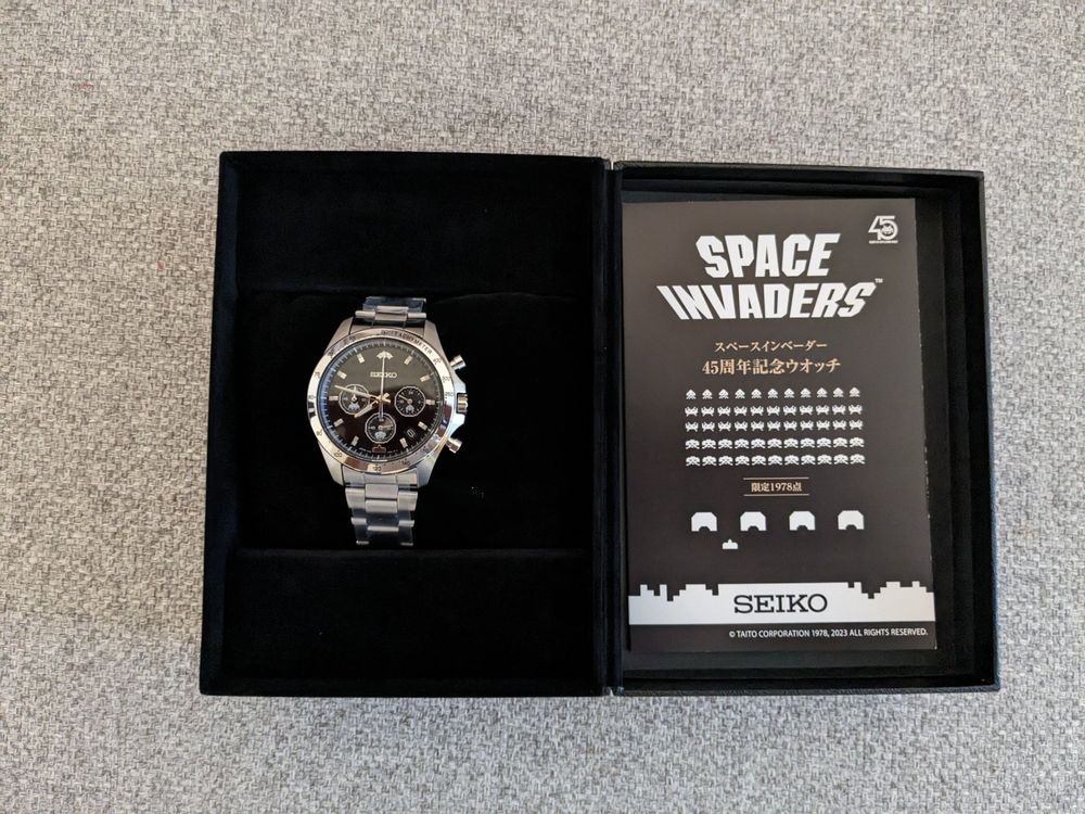 Seiko Space Invaders : Limited Edition Watch / Uhr (Neu und ...