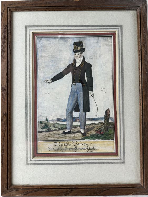 Portrait Carl Walter Aquarell (Gebraucht) in Schaffhausen für CHF 10 ...