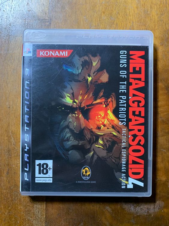 Metal Gear Solid 4, MGS 4, Sony Playstation 3, PS3 (Gebraucht) in ...