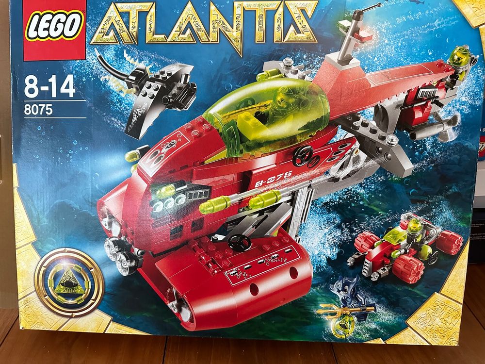 Lego Atlantis 8075 Neptune Carrier +8080 Undersea Explorer | Kaufen auf ...