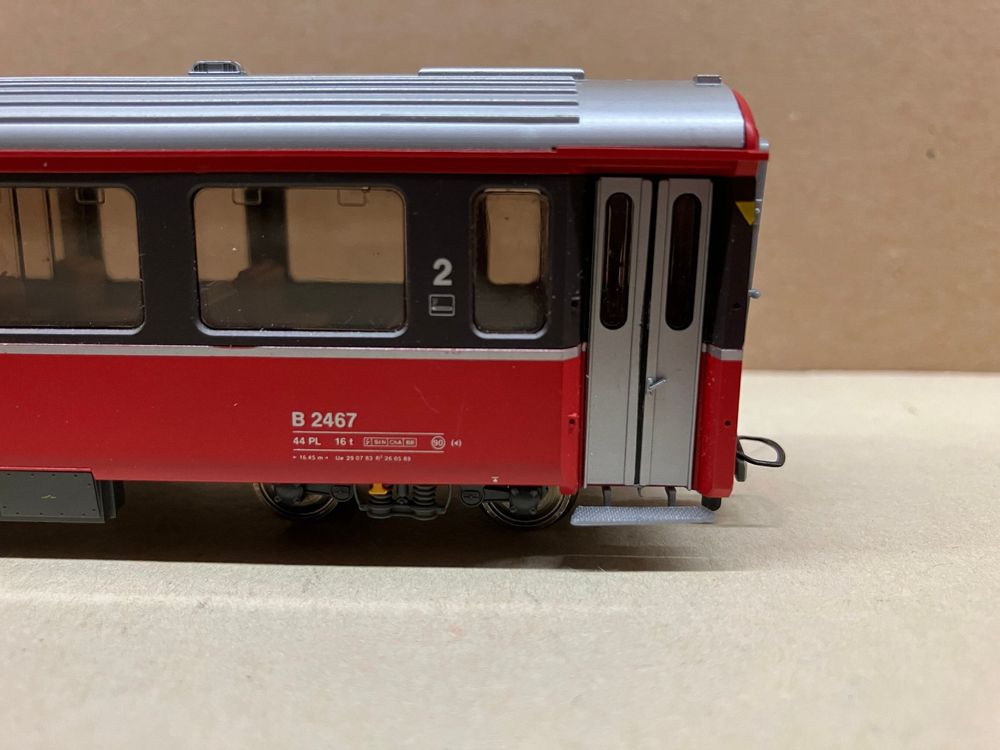 Bemo 3282 107 RhB Einheitswagen III, B, Epoche IV-V, H0m (Gebraucht) in Neuendorf für CHF 5 ...