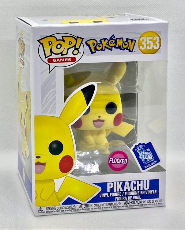 Funko Pop! Pokémon, Pikachu (flocked) #353, Gamestop Excl. | Kaufen auf ...