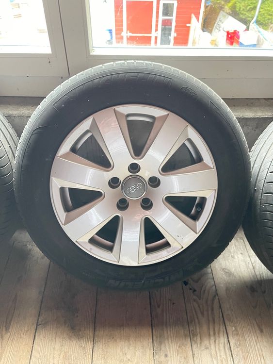 Audi A6 Original Räder AluFelgen mit Sommer Reifen 225/55R16 (Gebraucht ...