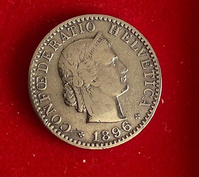 Schweizer Muenze 20 Rappen 1896, Sammlerstueck! (Gebraucht) in Luzern für CHF 1 – mit Lieferung ...