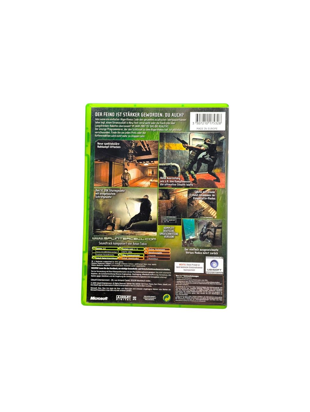 Tom Clancy’s Splinter Cell: Chaos Theory Xbox Classic (Gebraucht) in ...